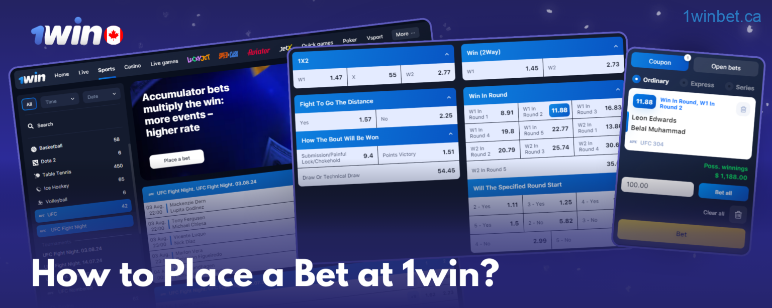 1Win - Official Sports Betting and Casino in Canada: Bonus 3,000 CAD ...